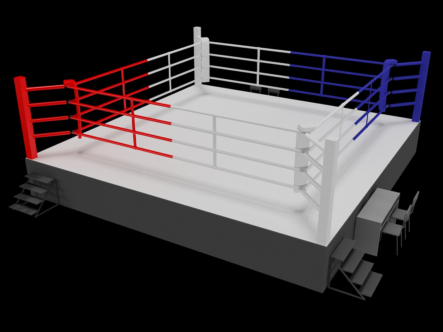 Boxing Ring 3d Max