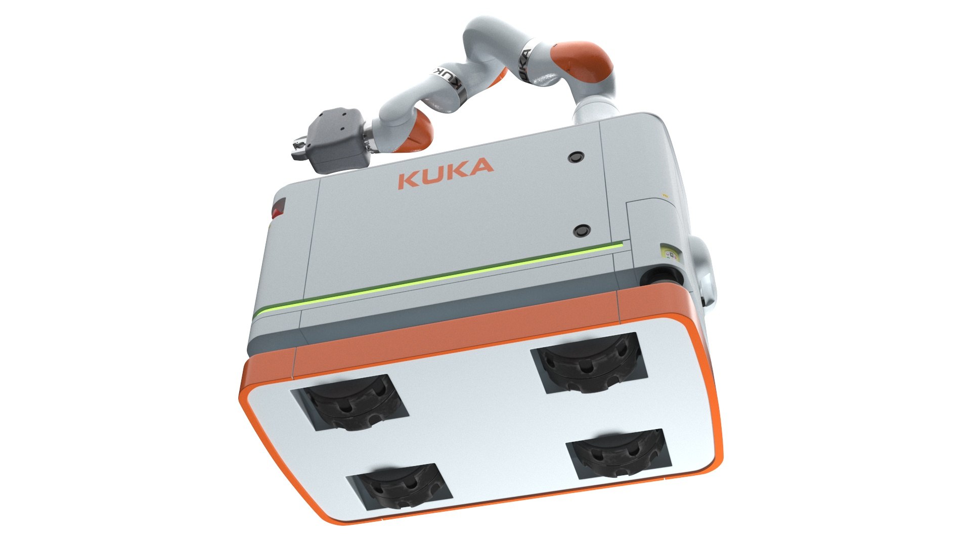 3D Autonomous Robot KUKA KMR Iiwa With Manipulator Model - TurboSquid ...
