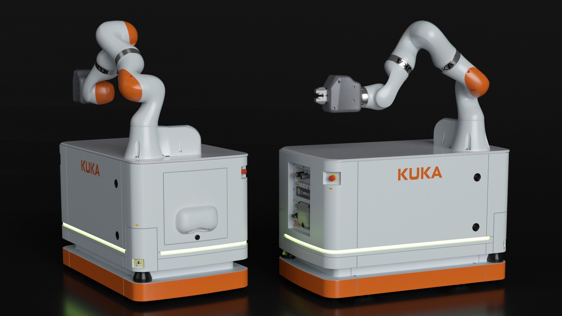 3D Autonomous Robot KUKA KMR Iiwa With Manipulator Model - TurboSquid ...