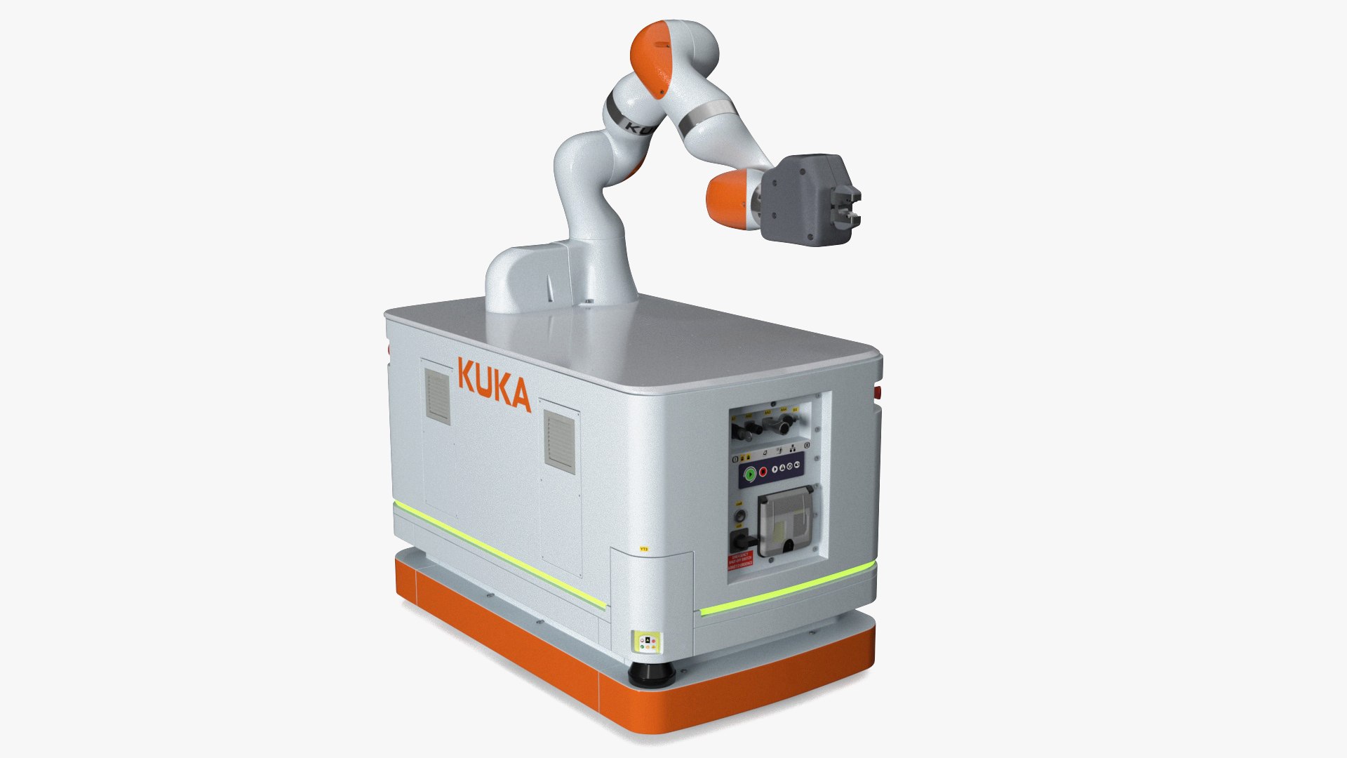 3D Autonomous Robot KUKA KMR Iiwa With Manipulator Model - TurboSquid ...