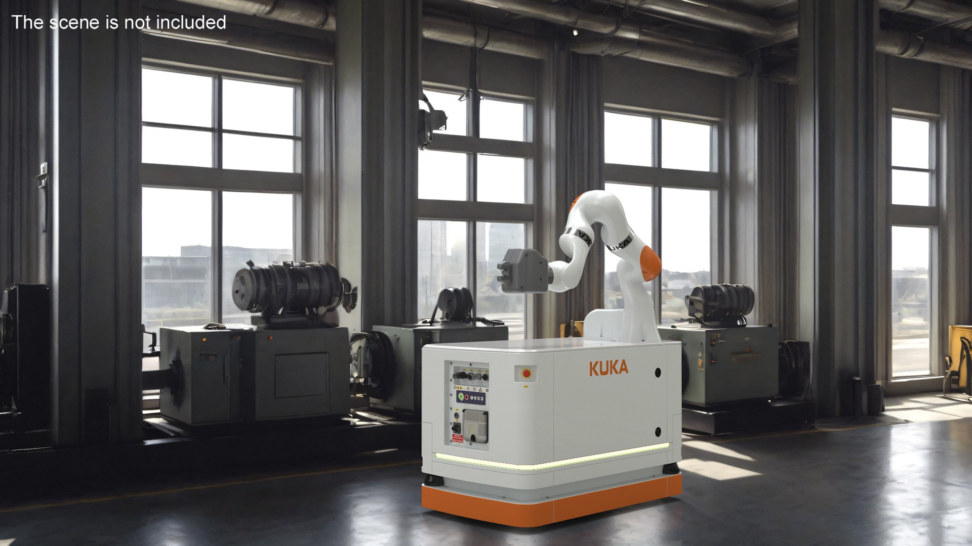 3D Autonomous Robot KUKA KMR Iiwa With Manipulator Model - TurboSquid 2287687