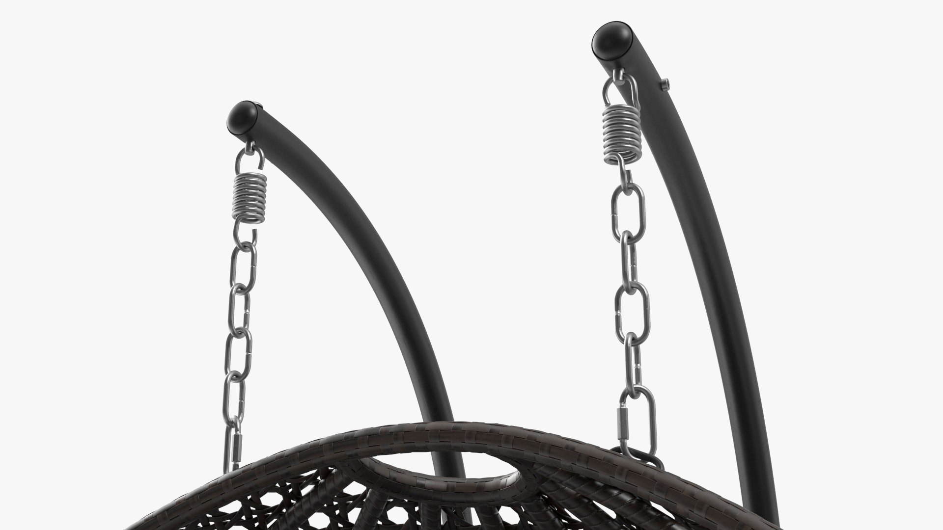 Outdoor Egg Chair Black 3D - TurboSquid 2168179