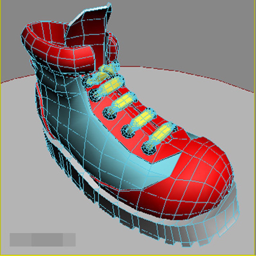boot 3d model
