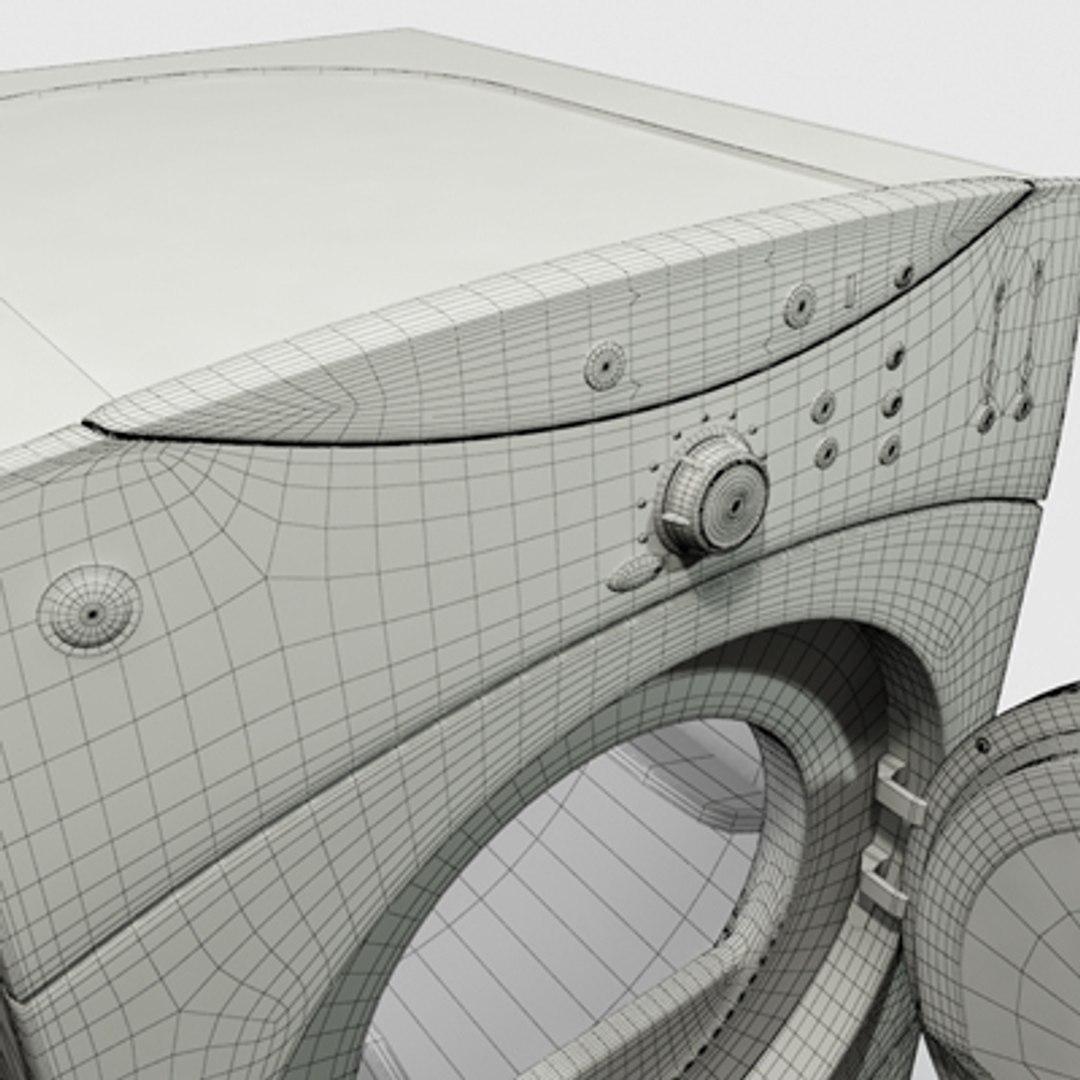 3d 3ds Electric Washer Dryer