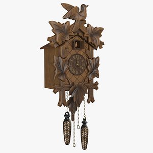 Download 3D Cuckoo Clock Blender Models - TurboSquid