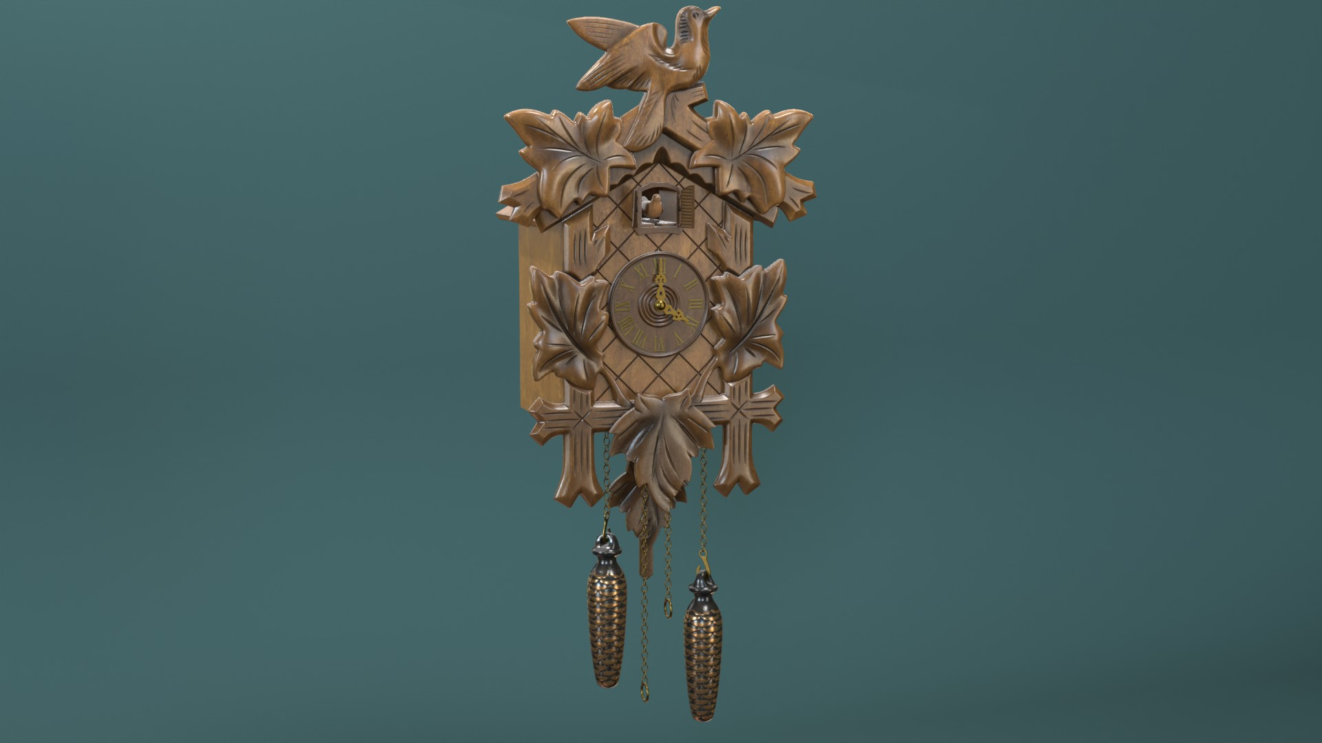 Cuckoo Clock 3D Model - TurboSquid 2265933