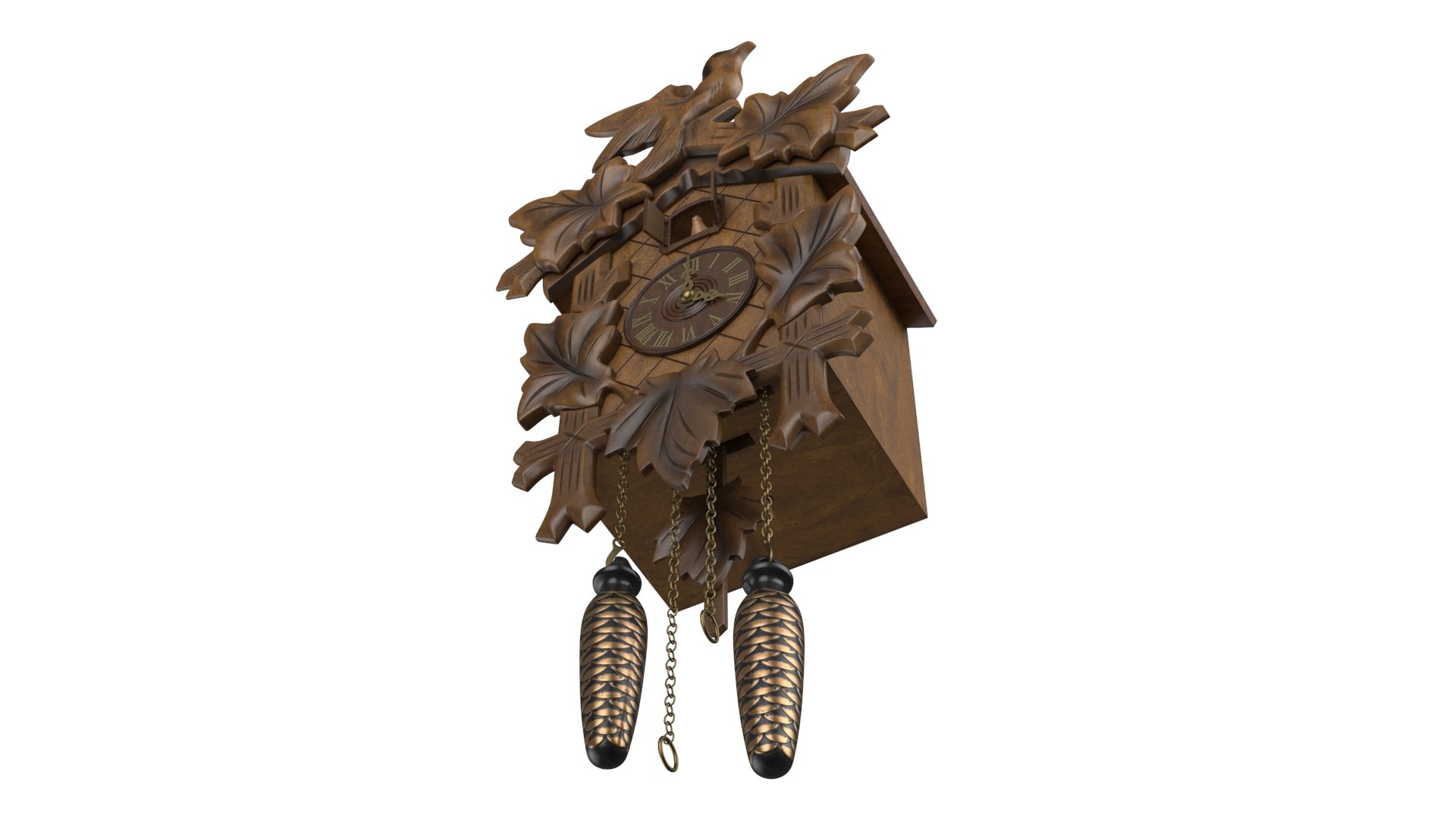 Cuckoo Clock 3D Model - TurboSquid 2265933