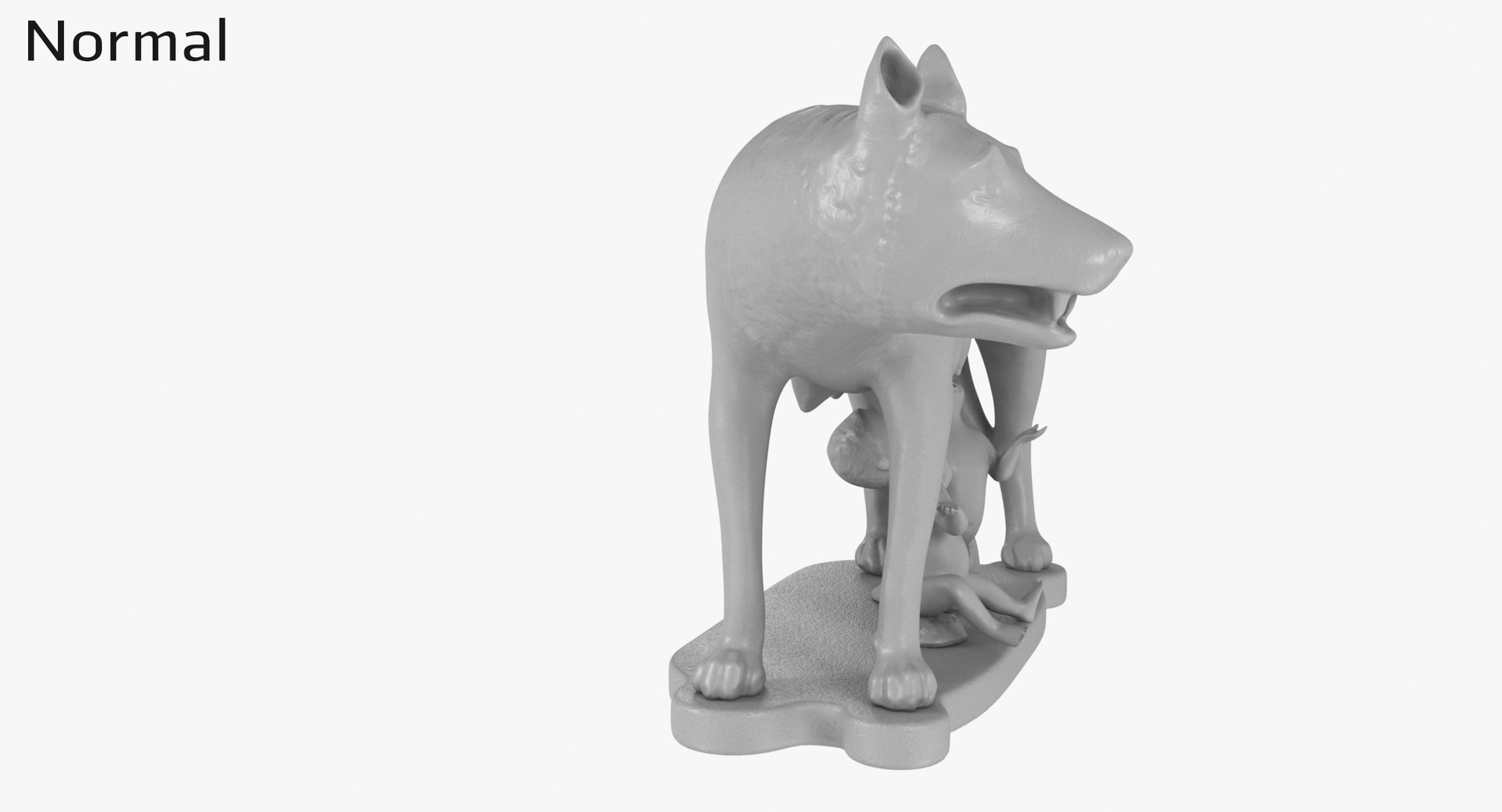 Capitoline Wolf Statue 3D - TurboSquid 1987835