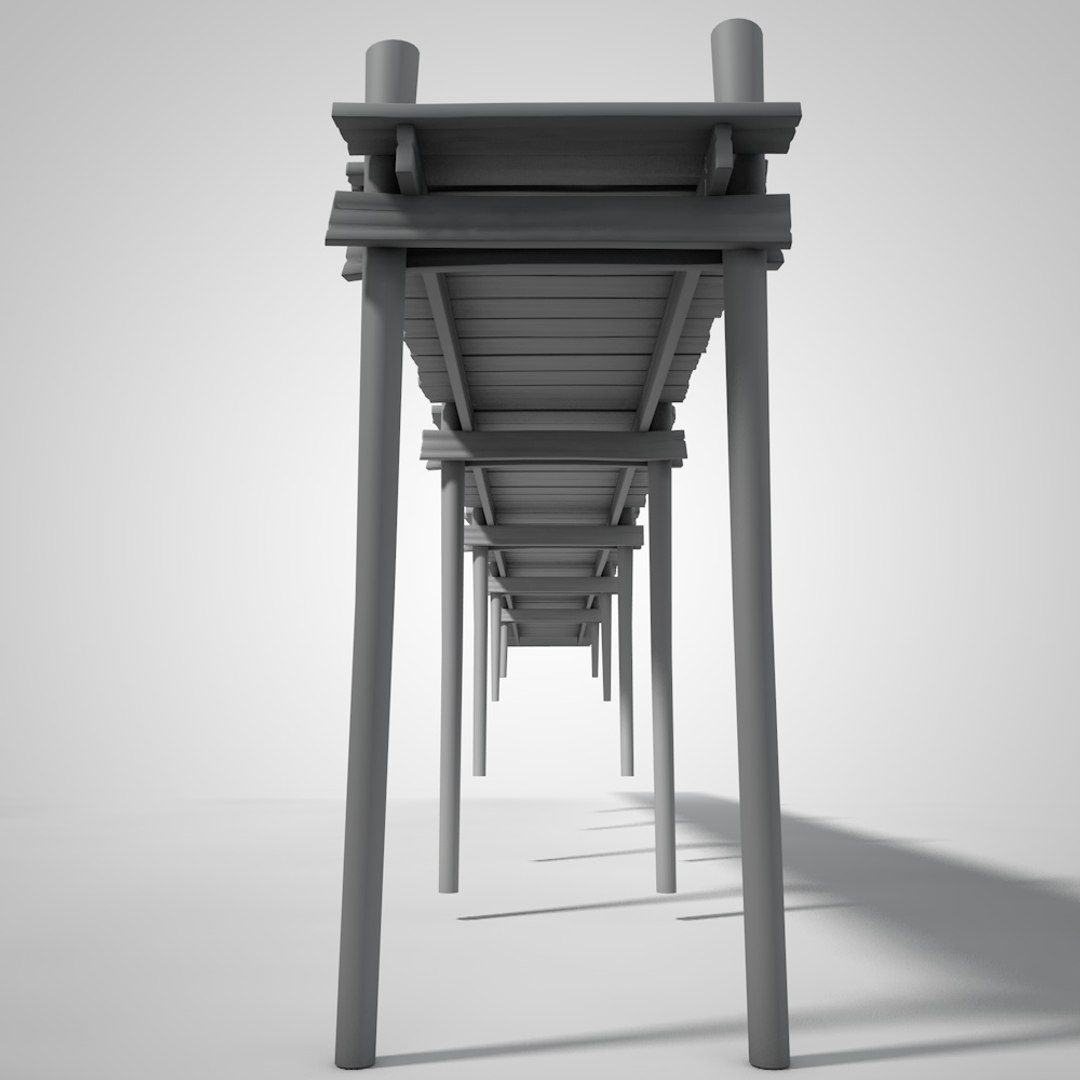 3D Model Cartoon Dock - TurboSquid 1499917