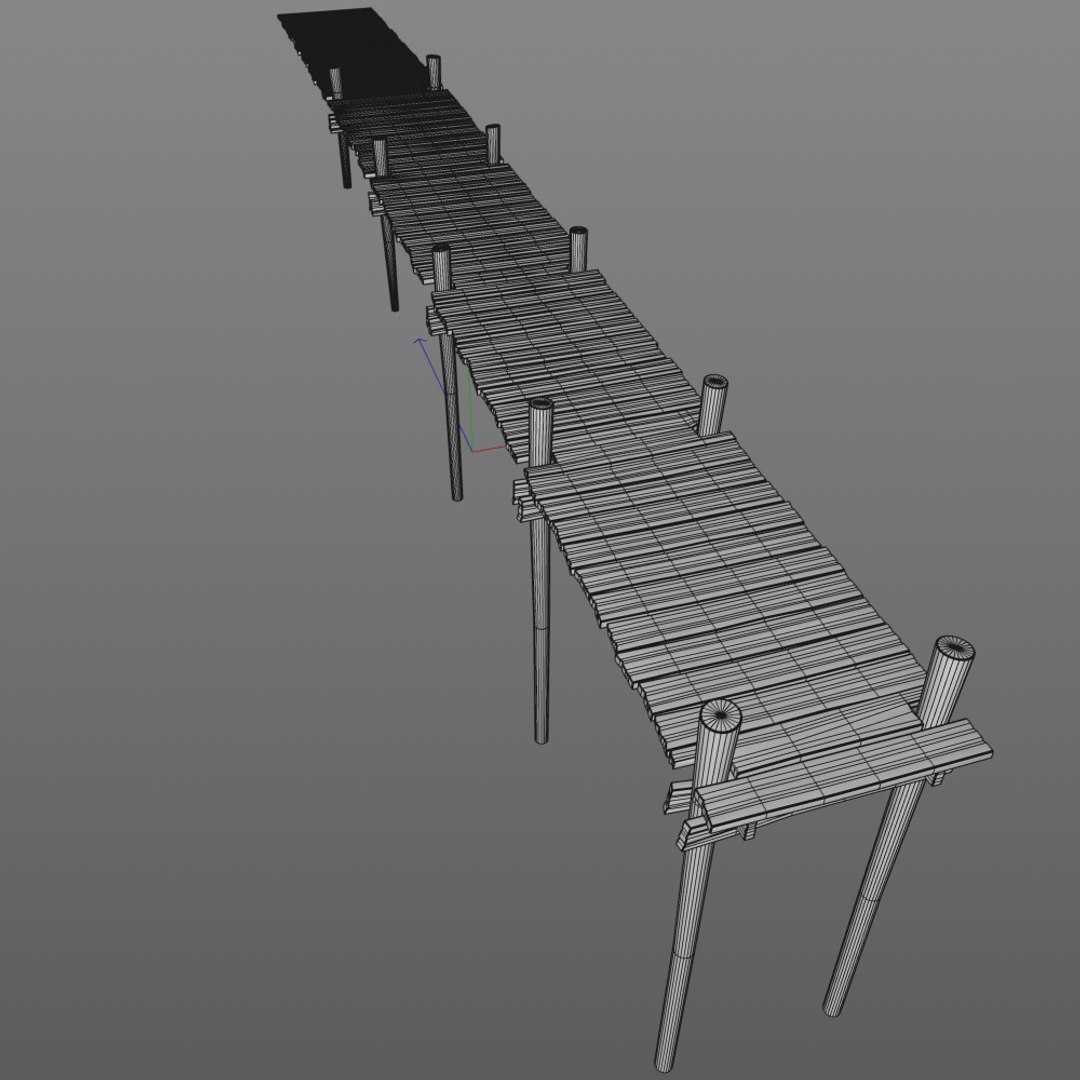 3D Model Cartoon Dock - TurboSquid 1499917