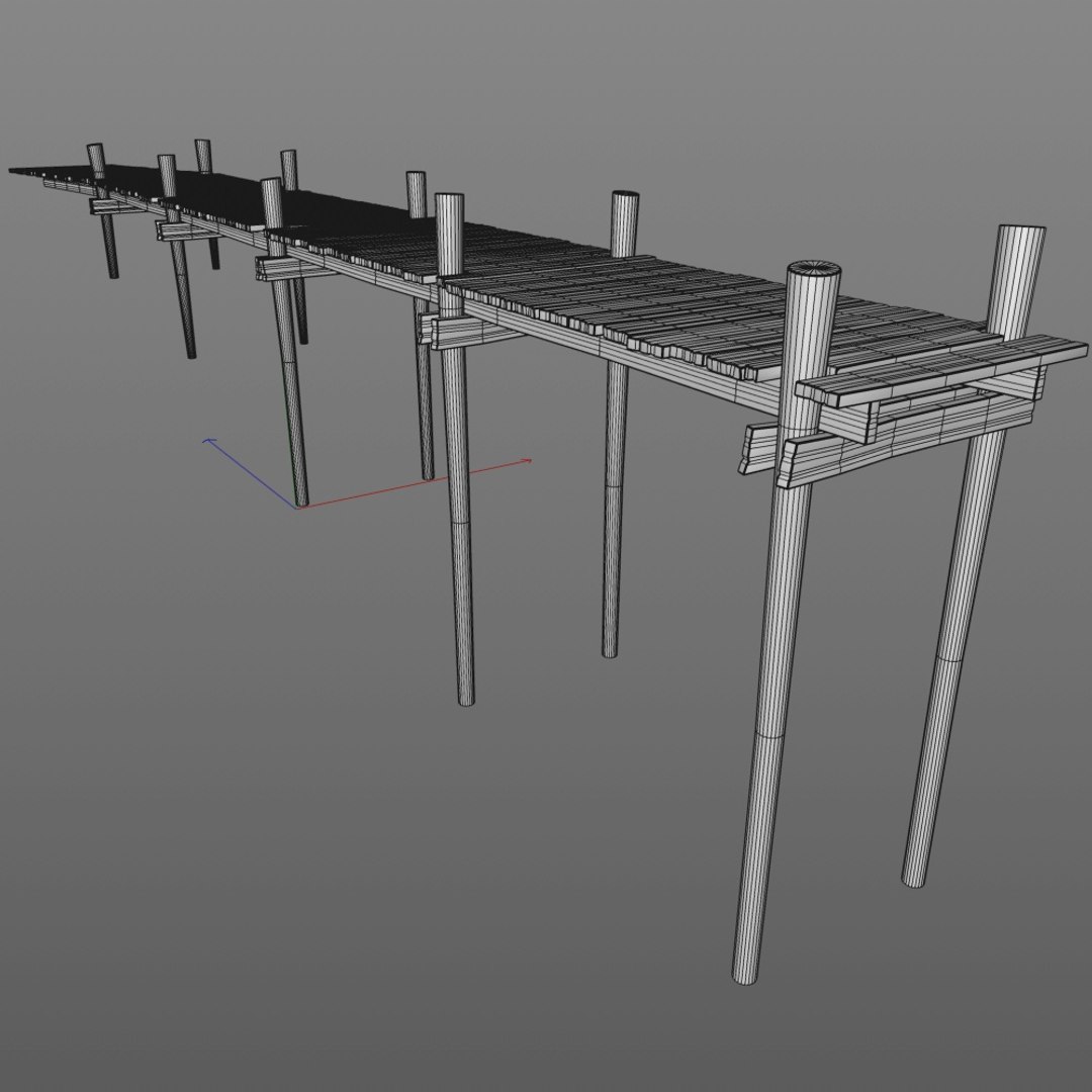 3D Model Cartoon Dock - TurboSquid 1499917