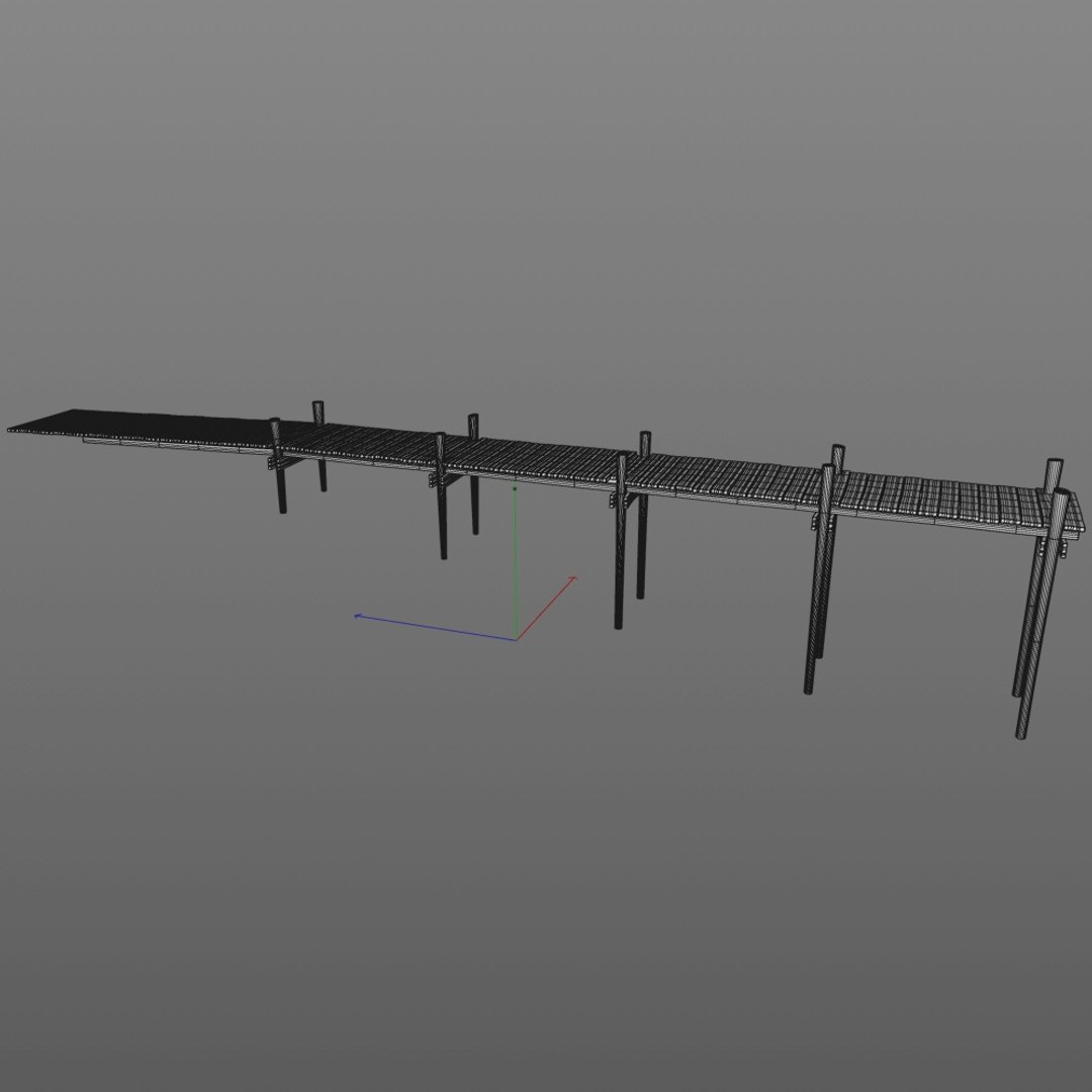 3D Model Cartoon Dock - TurboSquid 1499917