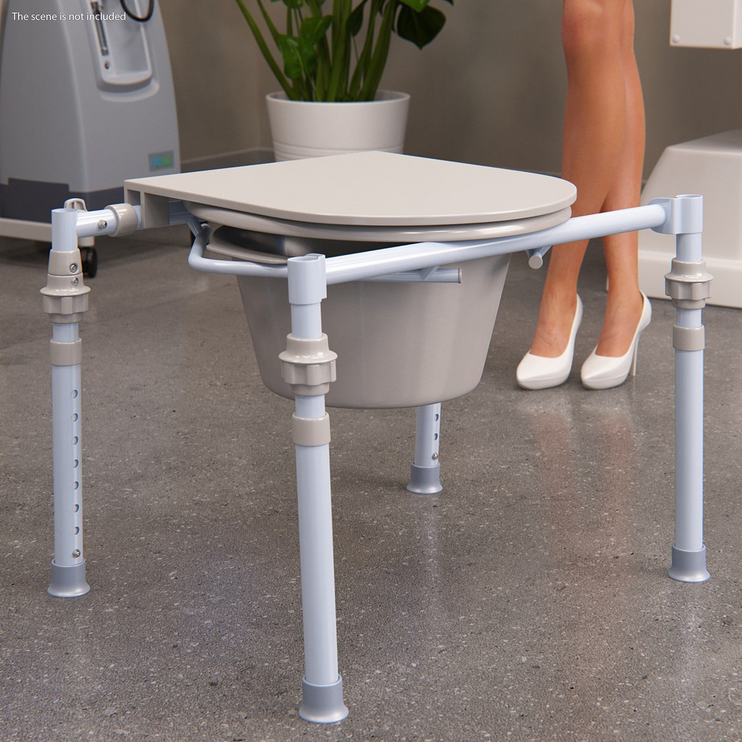 Bedside commode seat 3D model - TurboSquid 1650677