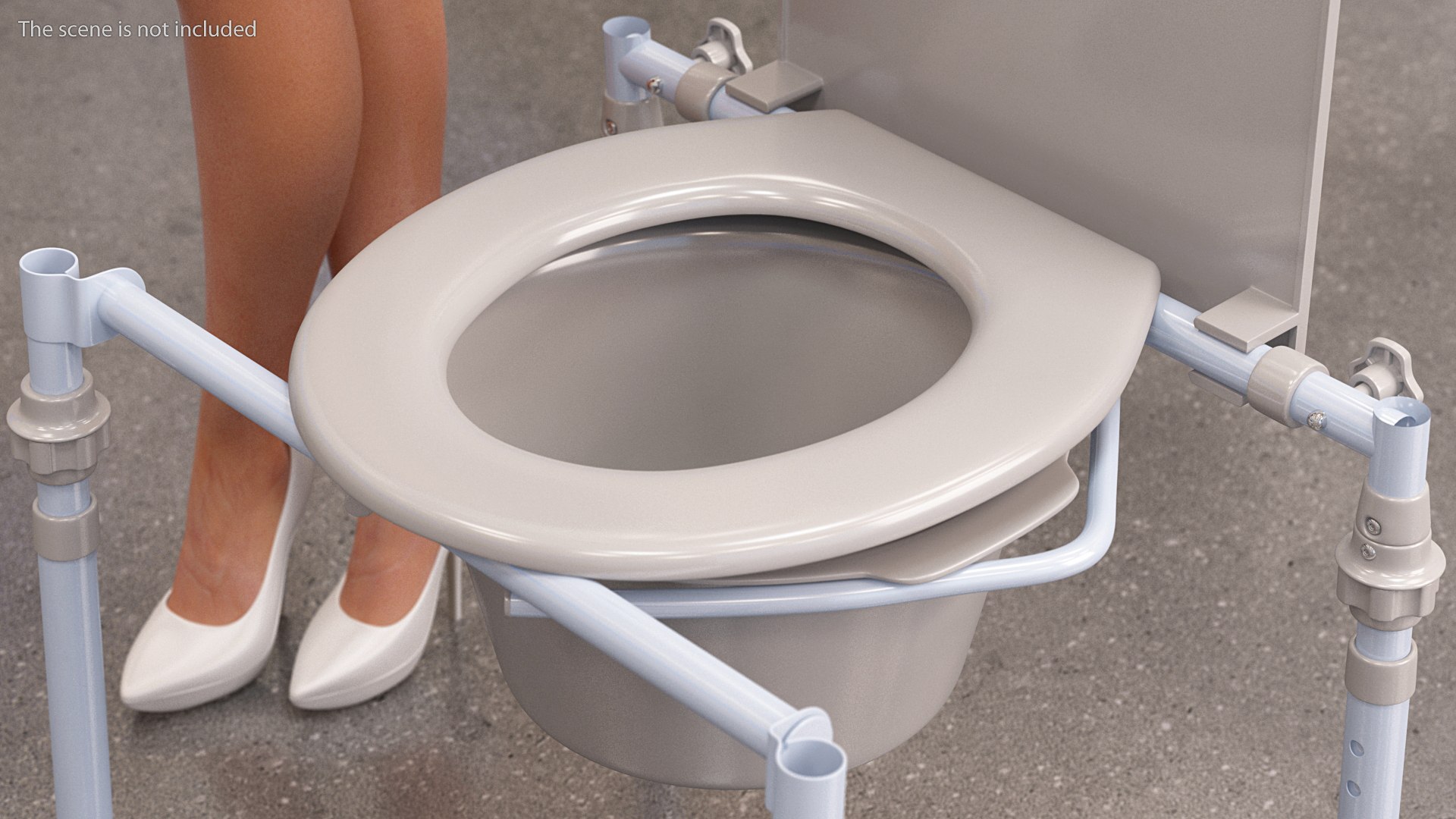 Bedside commode seat 3D model - TurboSquid 1650677