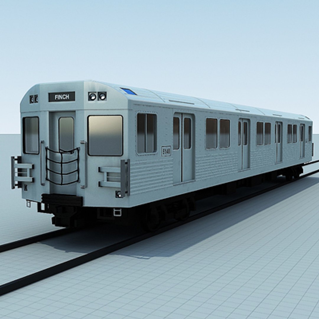 T1 Train Exterior 3d Model