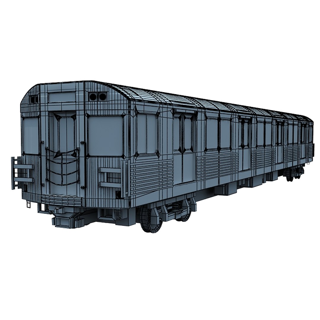 T1 Train Exterior 3d Model