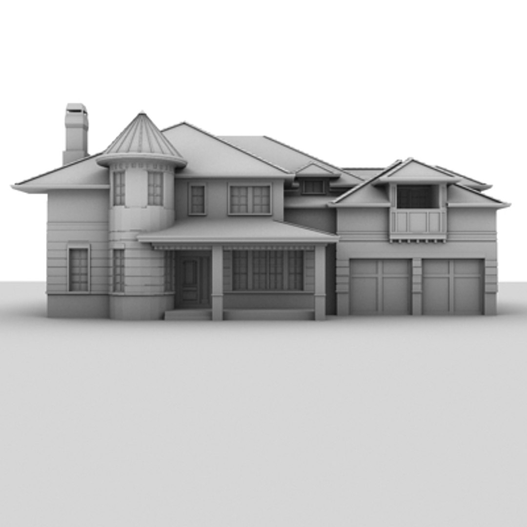 3d Realistic Family 0006 Building Structure