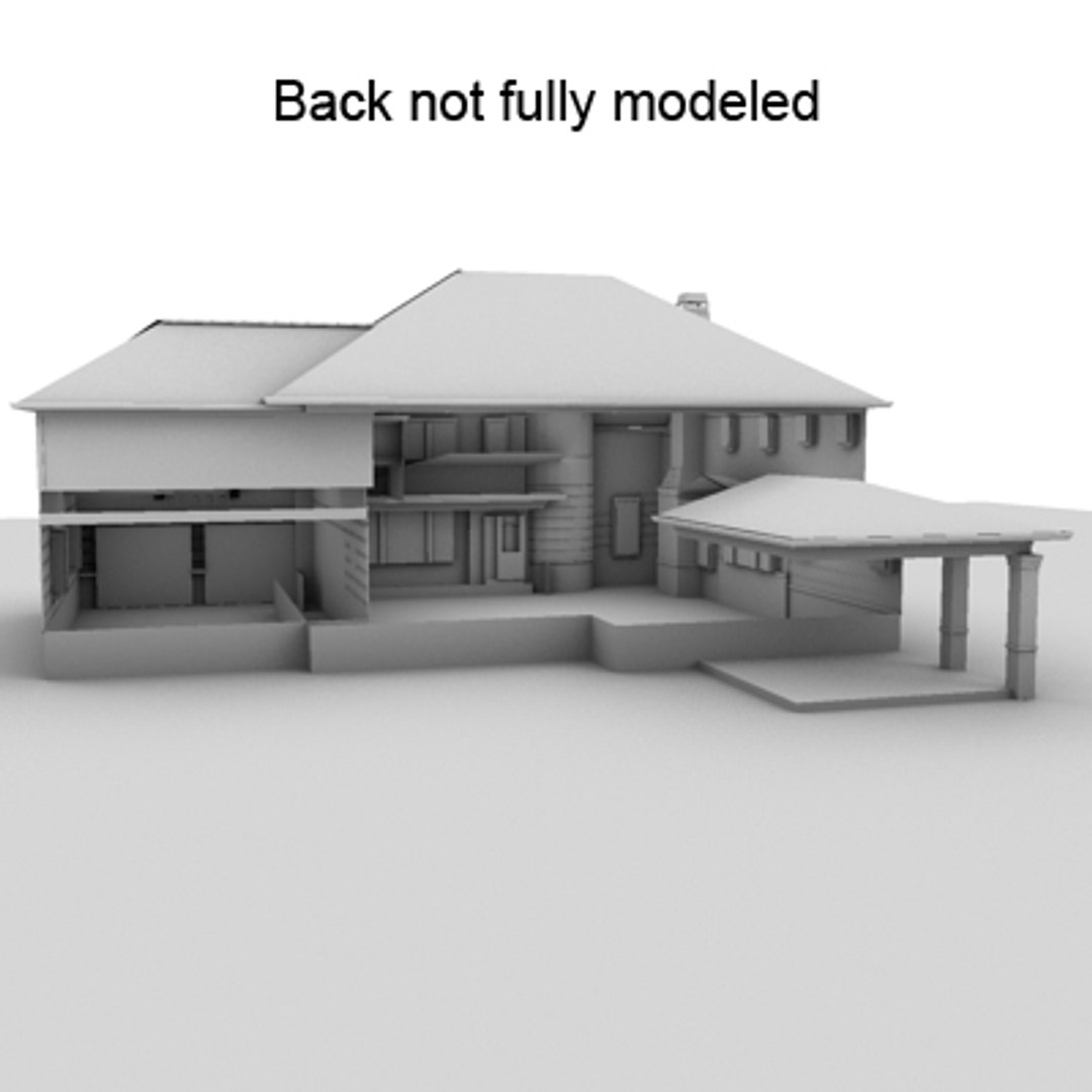 3d Realistic Family 0006 Building Structure