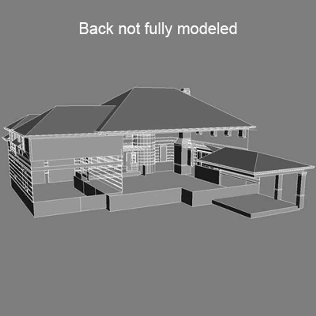 3d Realistic Family 0006 Building Structure