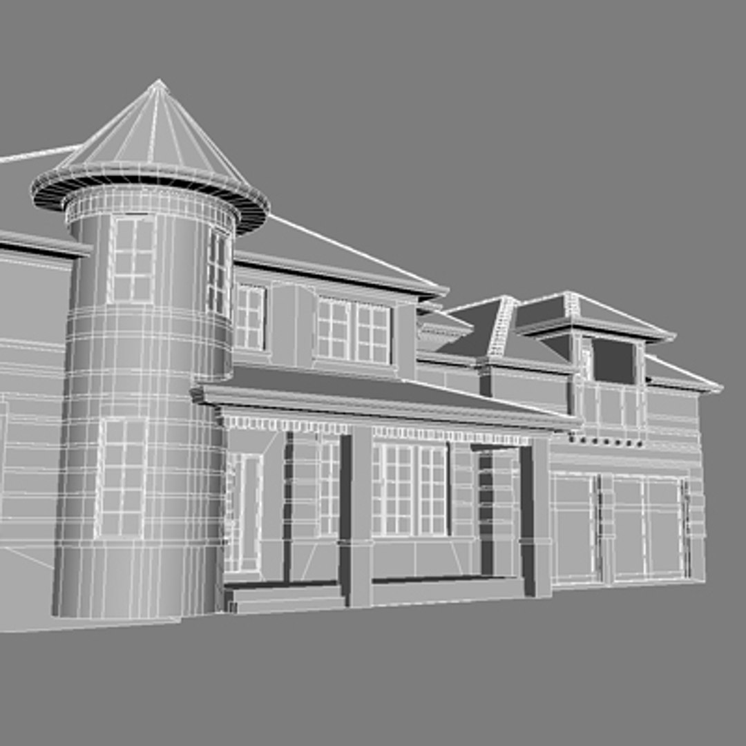 3d Realistic Family 0006 Building Structure