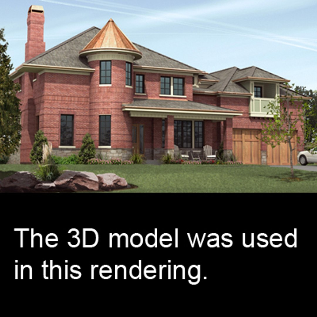 3d Realistic Family 0006 Building Structure