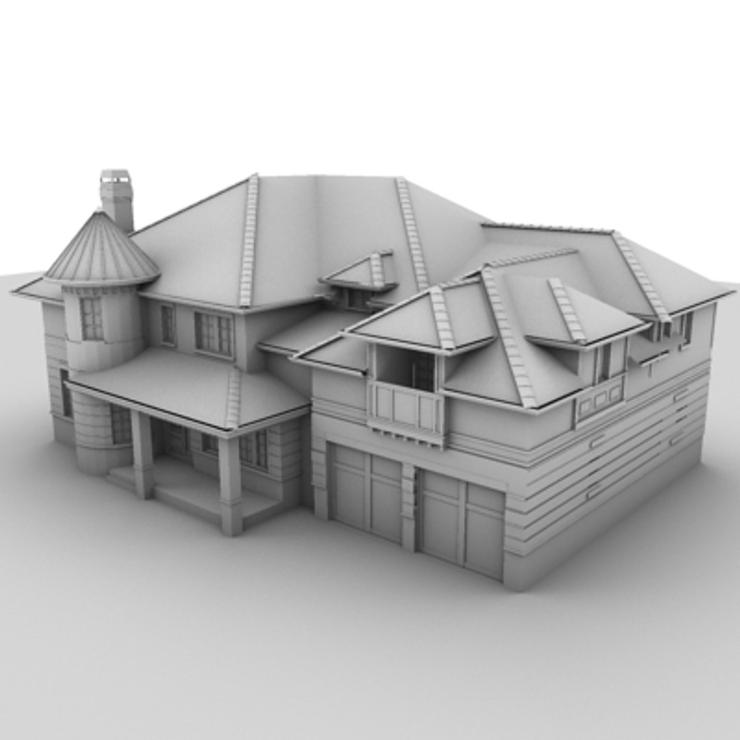 3d Realistic Family 0006 Building Structure
