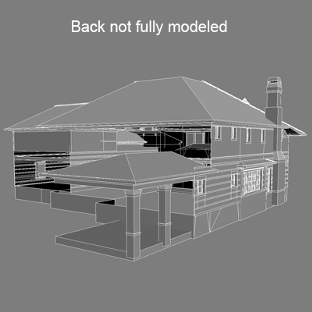 3d Realistic Family 0006 Building Structure