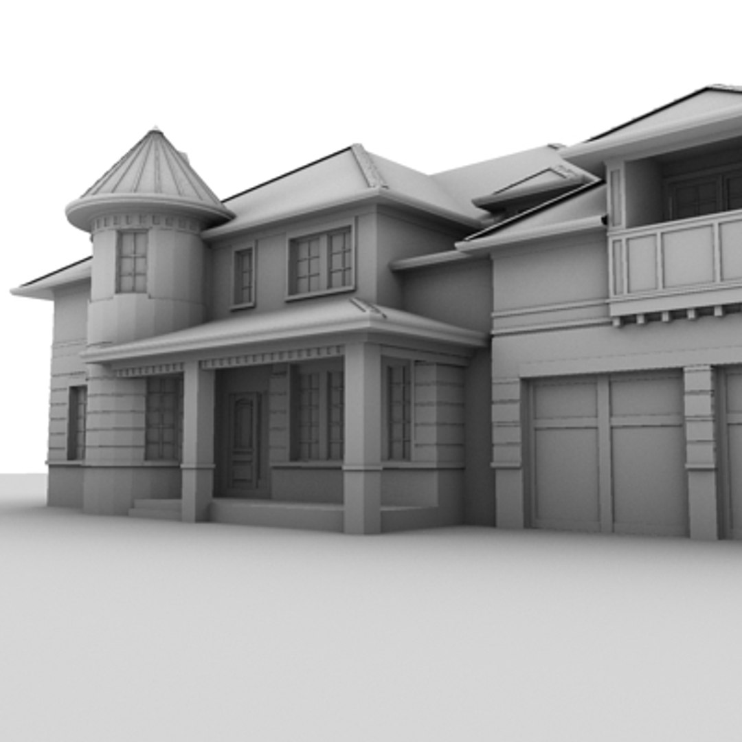3d Realistic Family 0006 Building Structure