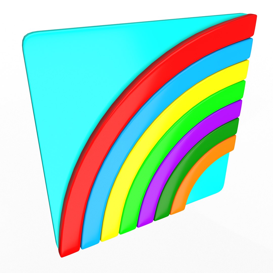 Rainbow Emoji 3D Model - TurboSquid 2029199