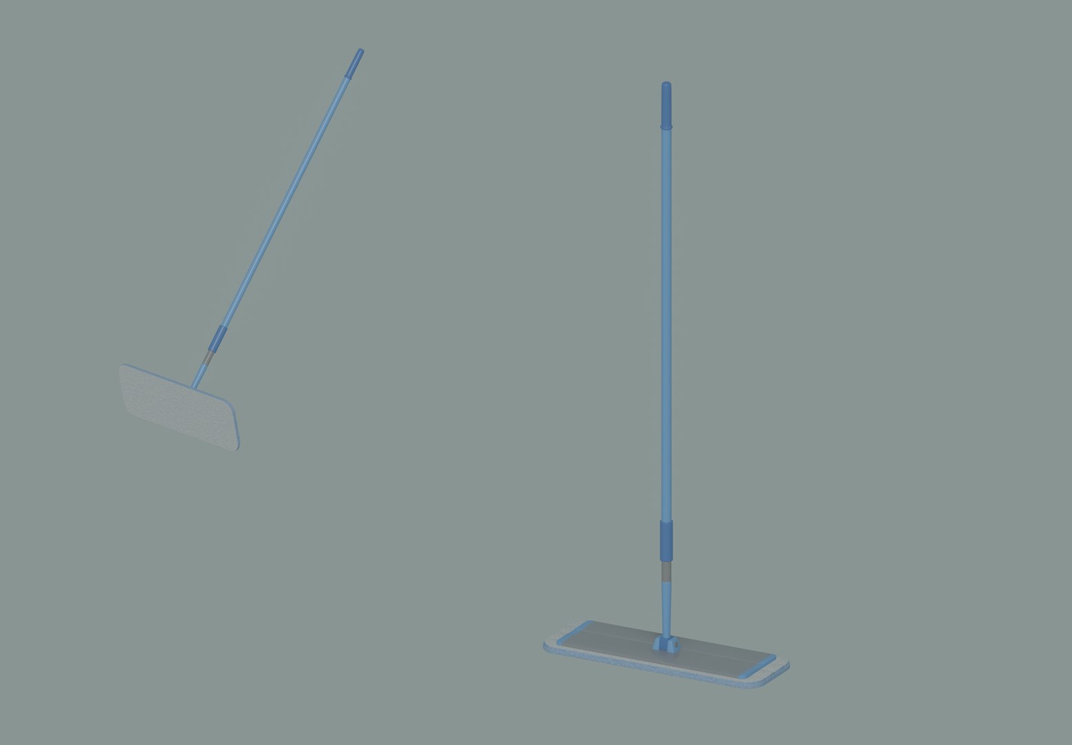 Flat Mop 3D Model - TurboSquid 2198947