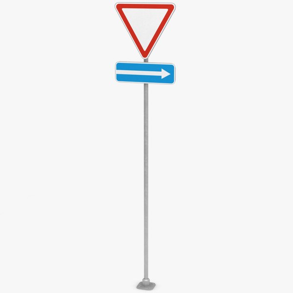 Traffic sign way 2 3D - TurboSquid 1391471