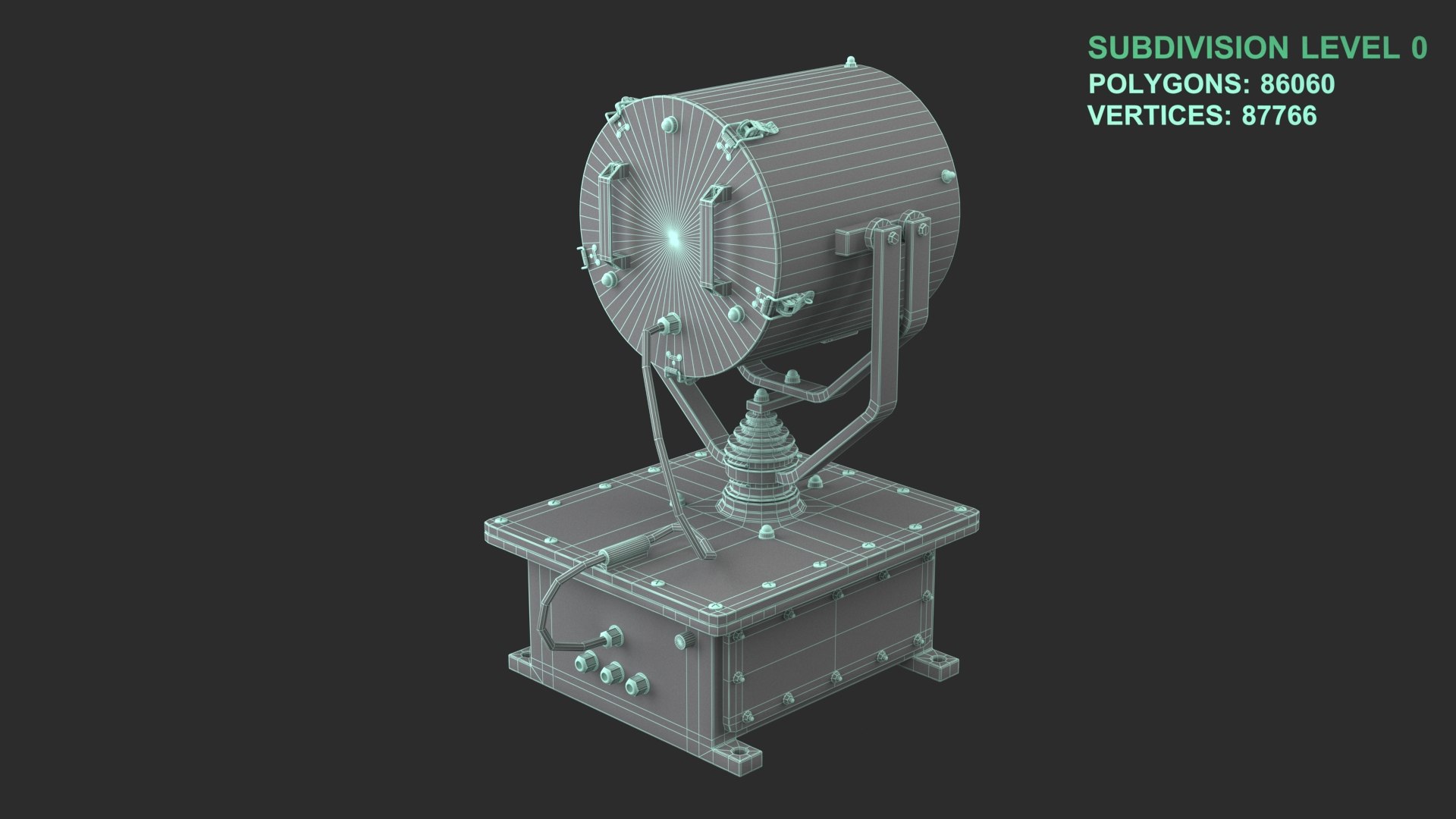 Search Light 3D Model - TurboSquid 2314586