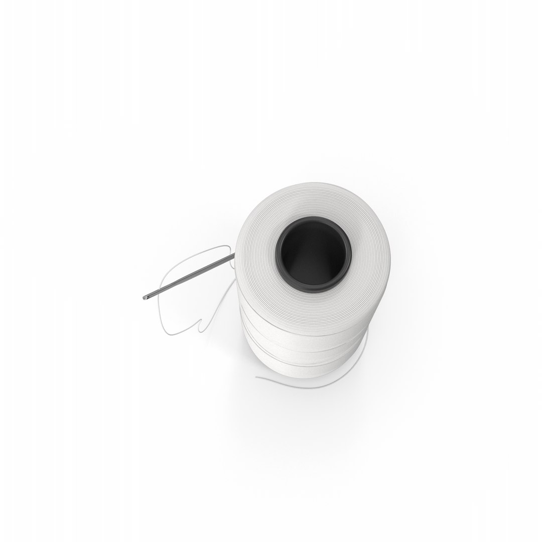 3D Sewing Thread And Needle - TurboSquid 2210515