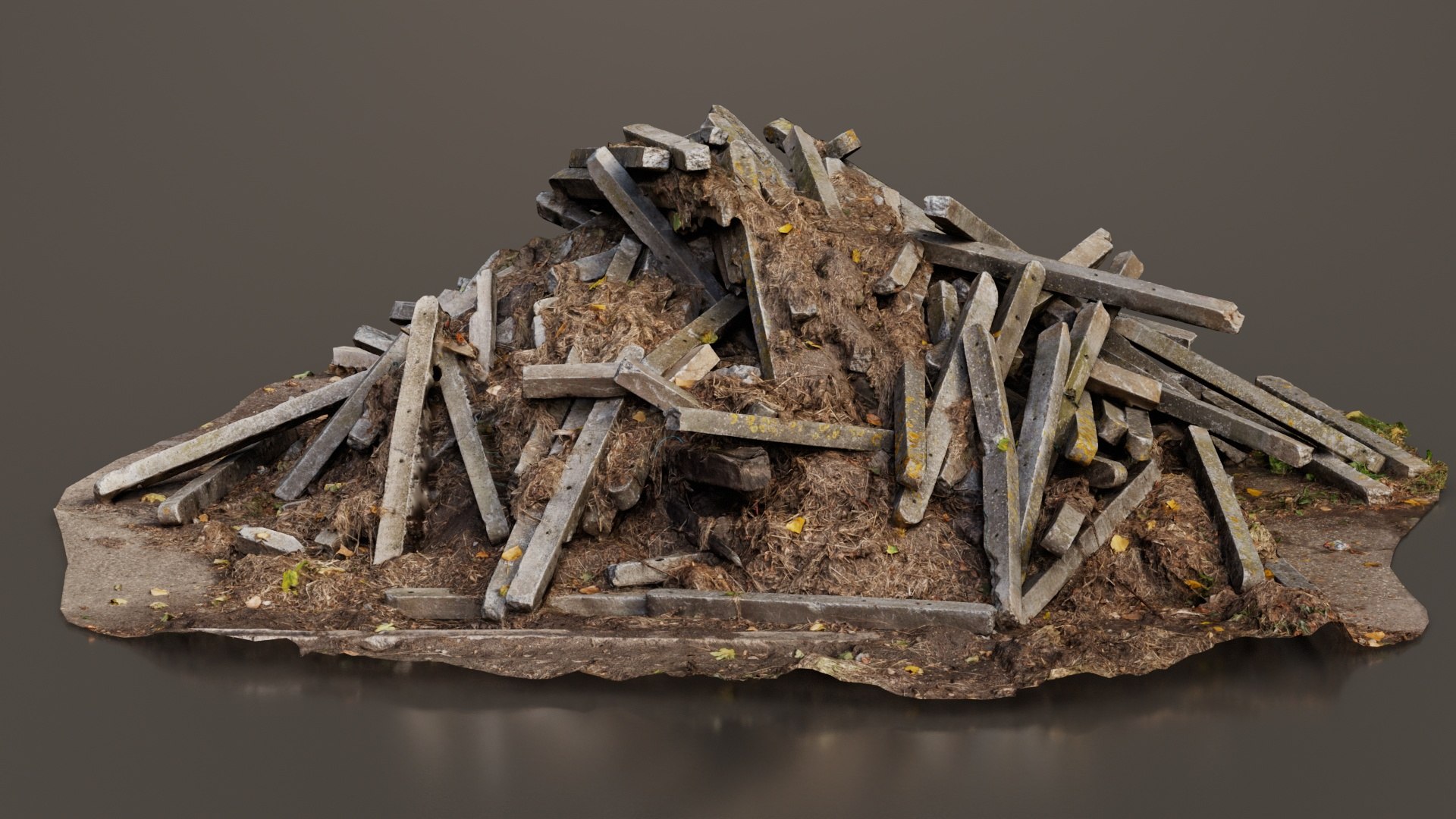 3D Rubble 01 Remastered Model - TurboSquid 2363213