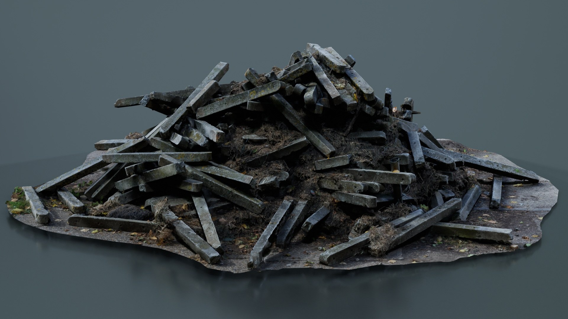 3D Rubble 01 Remastered Model - TurboSquid 2363213