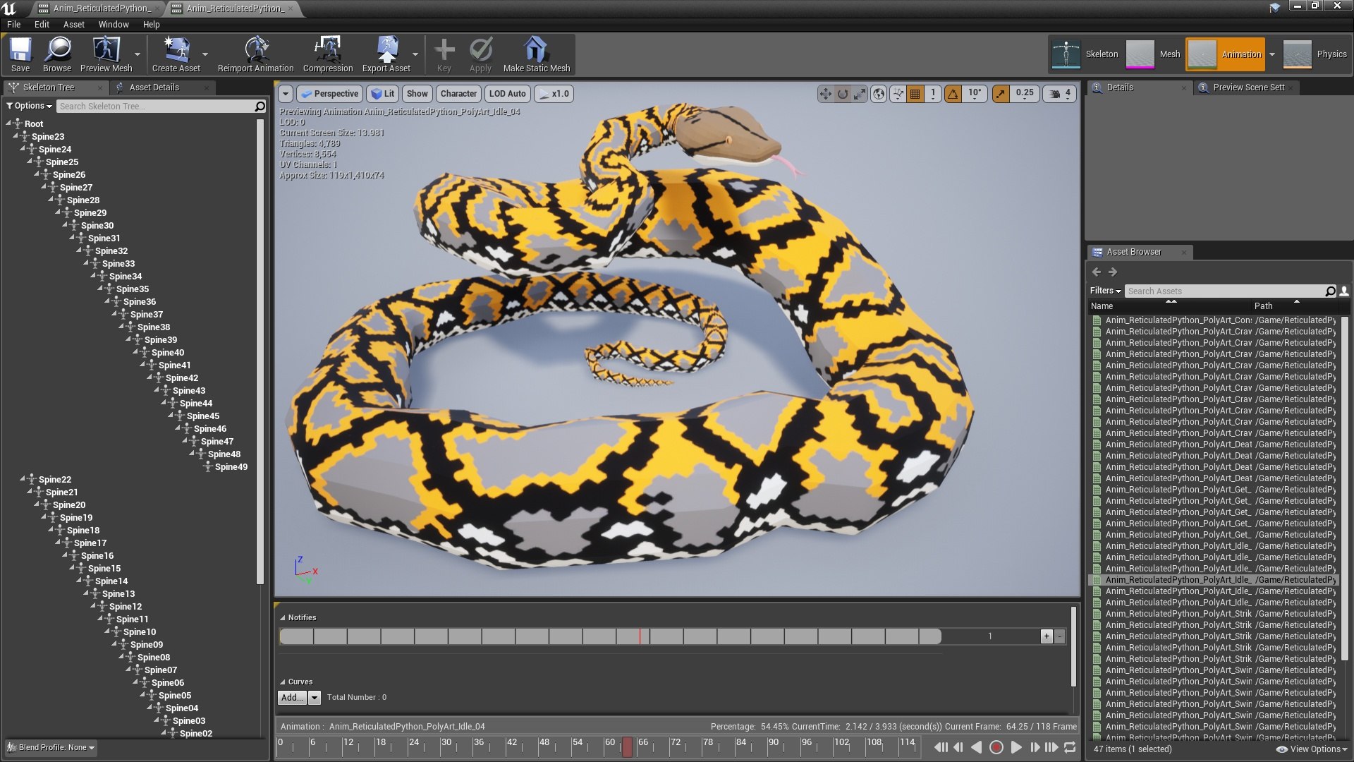 Reticulated Python model - TurboSquid 1833686