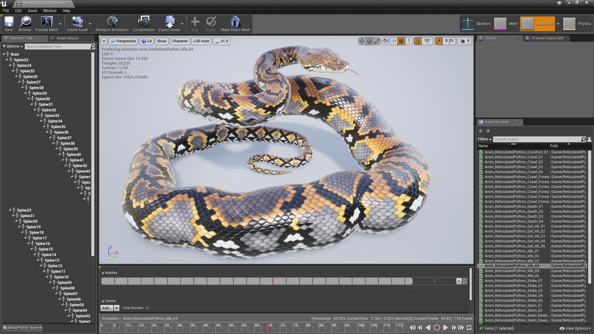 Reticulated Python Model - TurboSquid 1833686