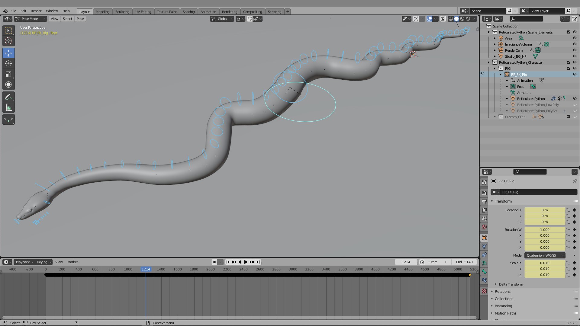 Reticulated Python Model - TurboSquid 1833686