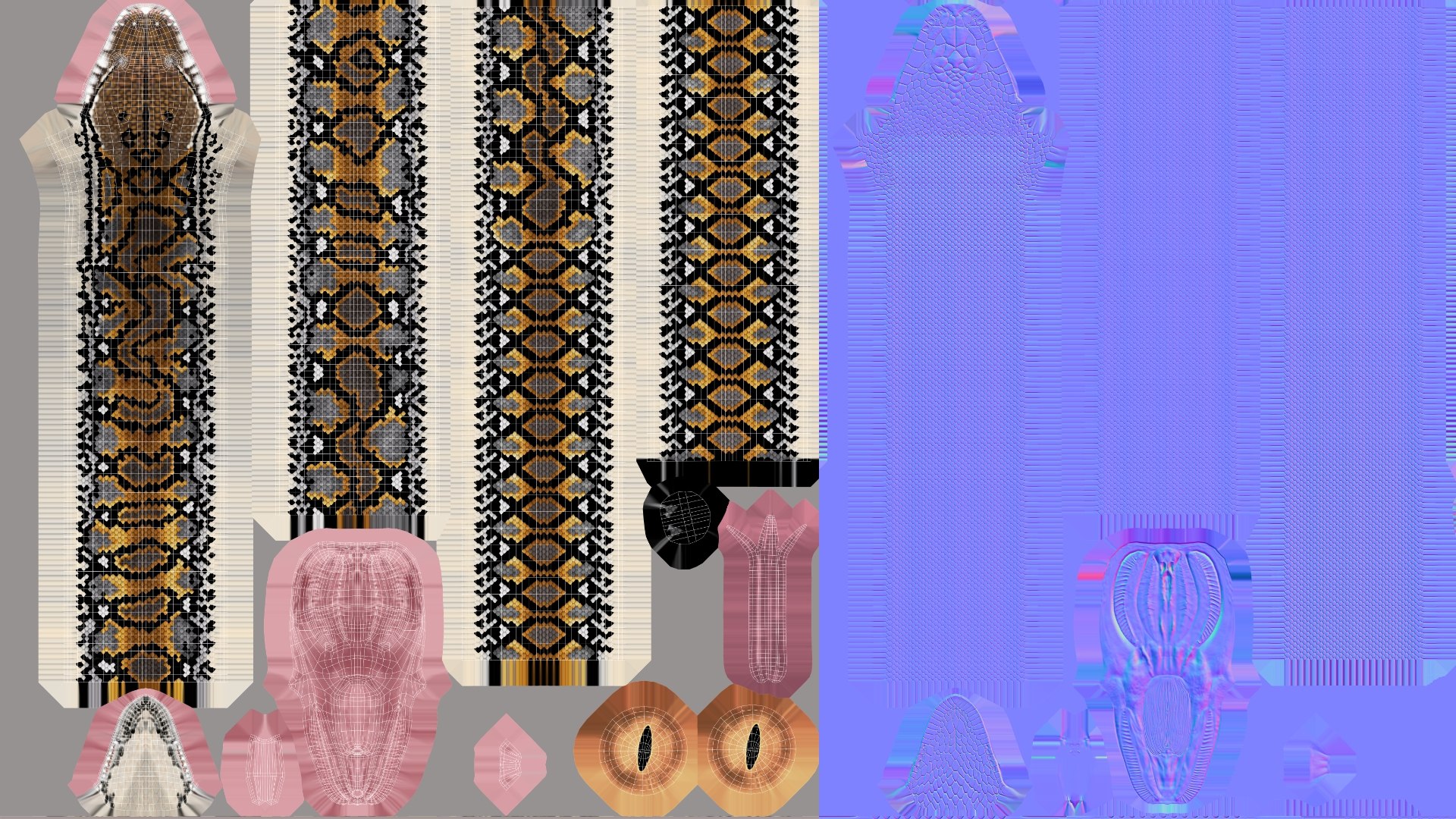 Reticulated Python Model - TurboSquid 1833686