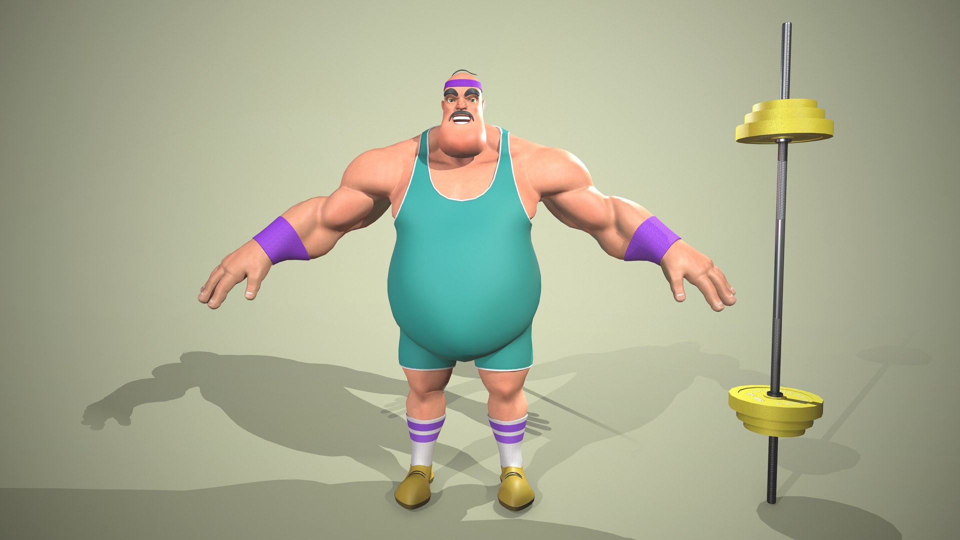 3D Strong Man Pack - TurboSquid 1860227