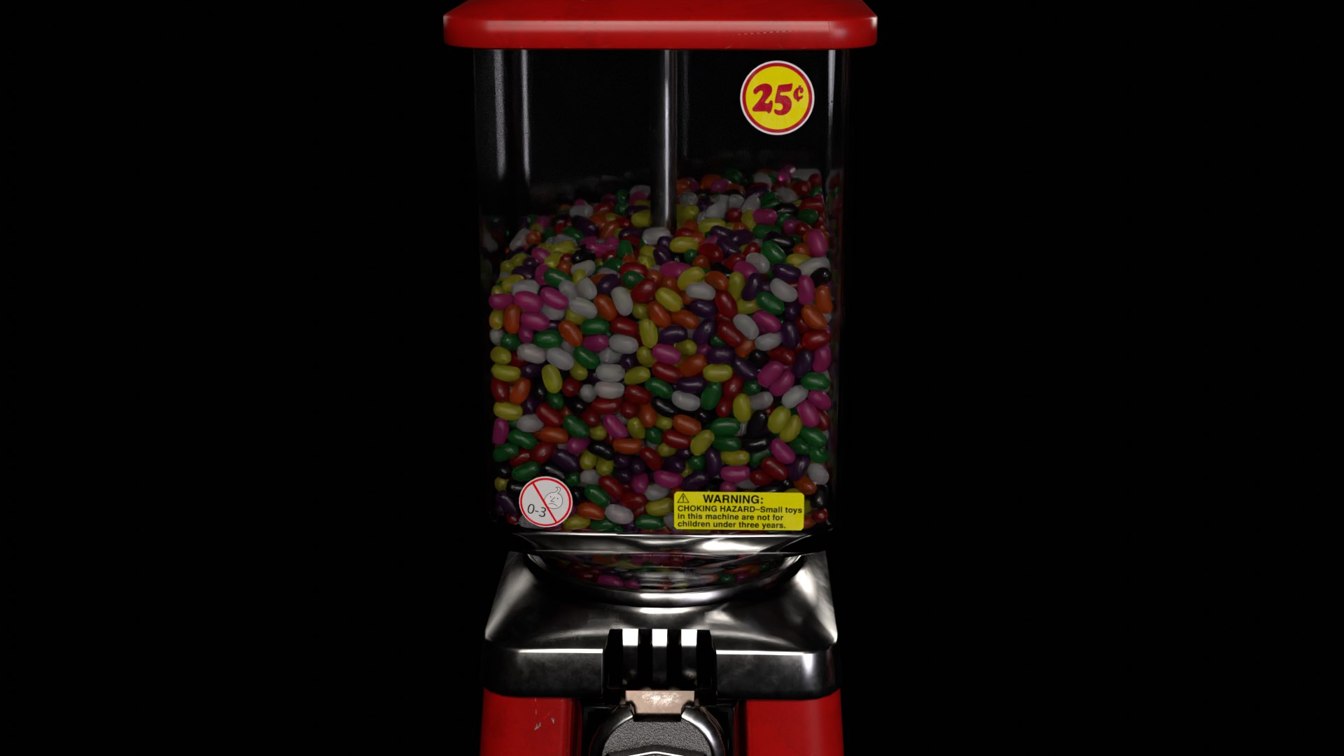 3D Gumball Candy Vending Machine Collection With 15 Fillings Model ...