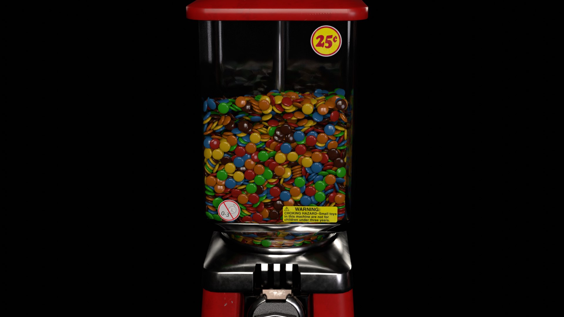 3D Gumball Candy Vending Machine Collection With 15 Fillings Model ...