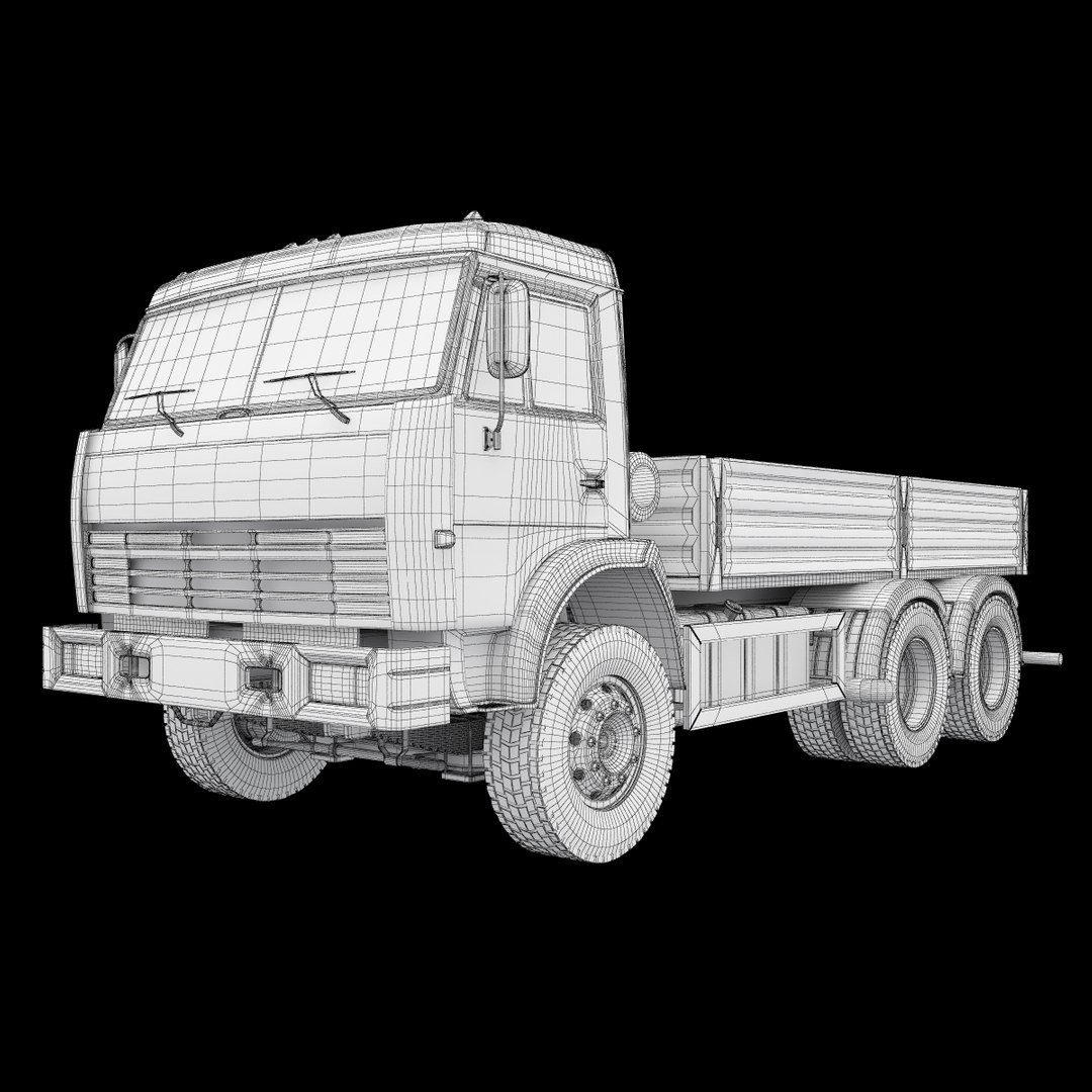 3d Kamaz 65115 Model