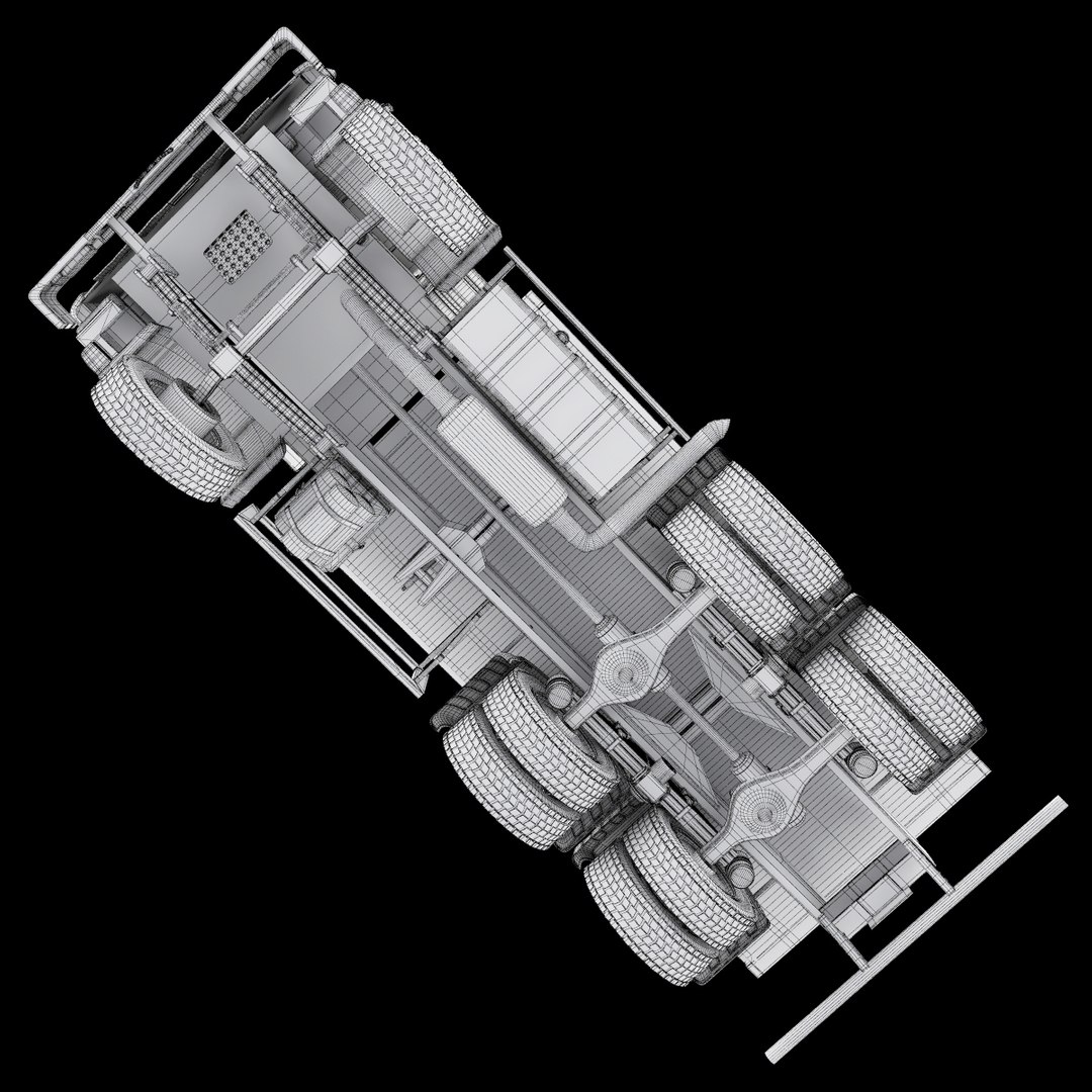 3d Kamaz 65115 Model
