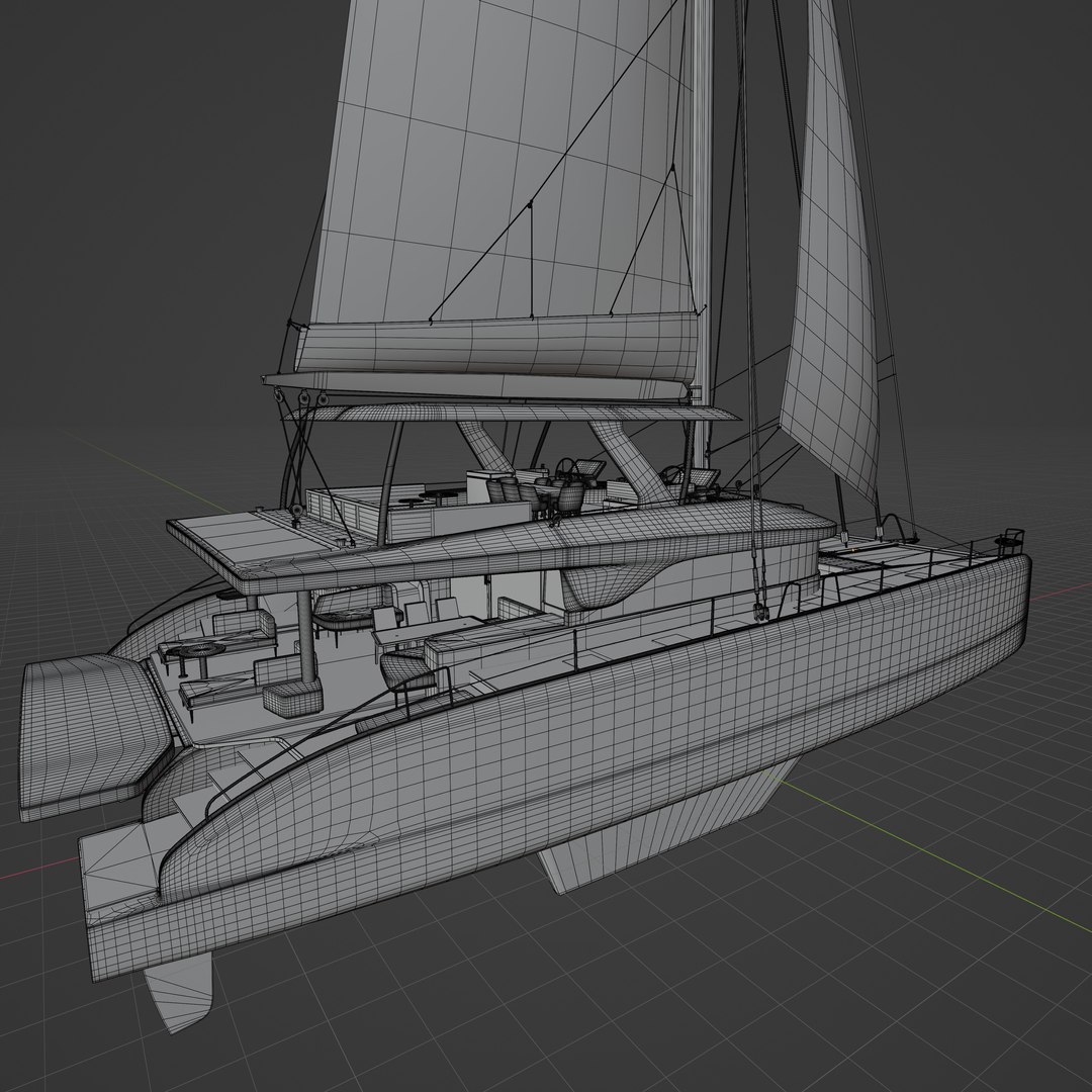 Lagoon Eighty 2 3D Catamaran 82 PBR 3D - TurboSquid 2290987