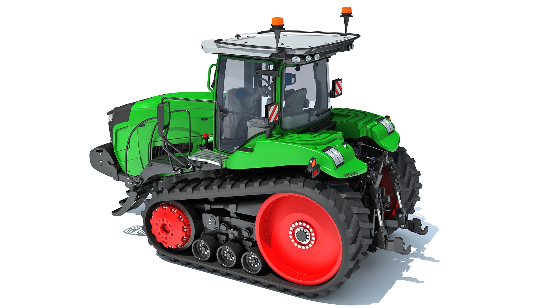 Two Track Tractor 3D - TurboSquid 1810036