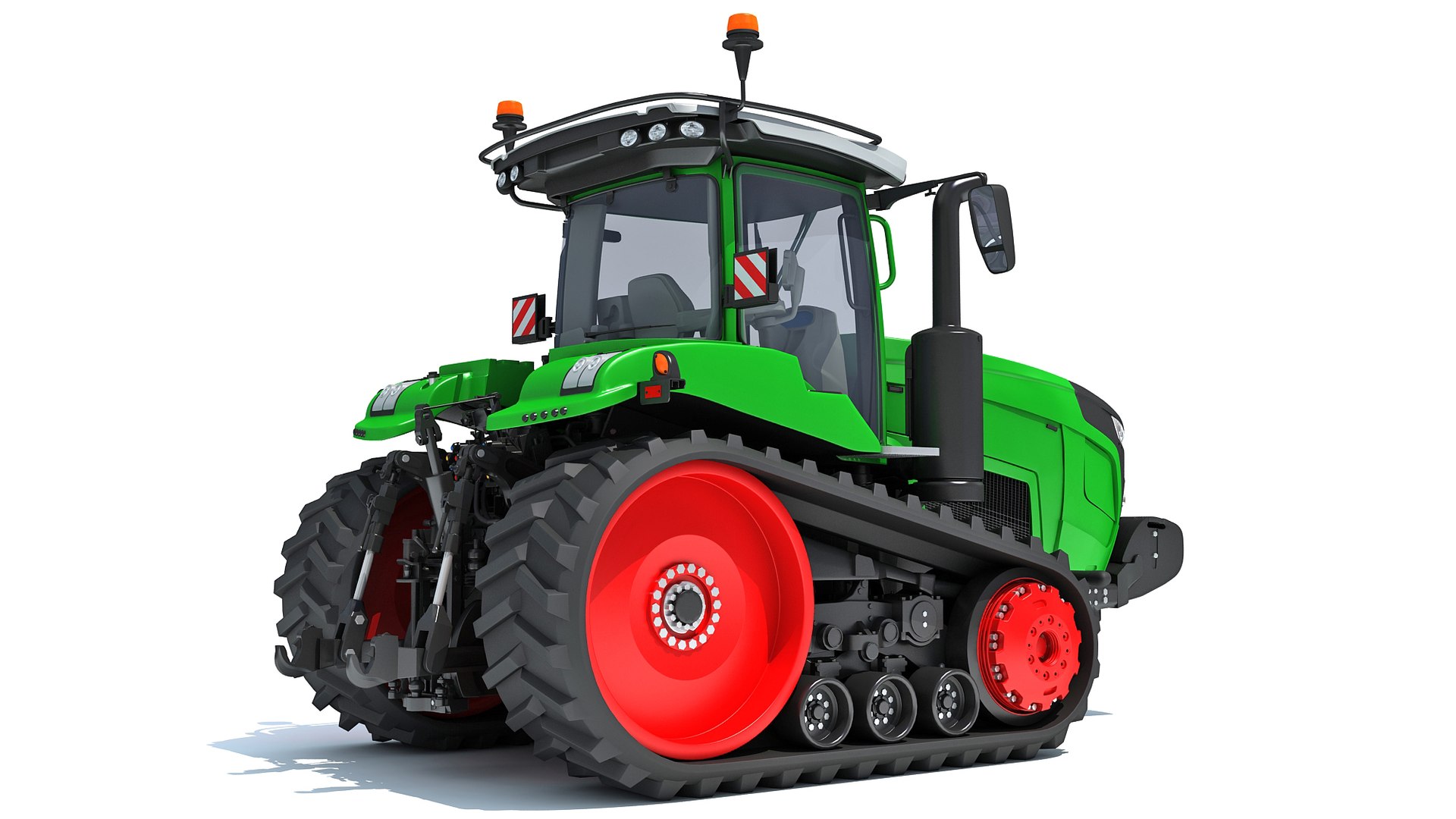 Two Track Tractor 3D - TurboSquid 1810036