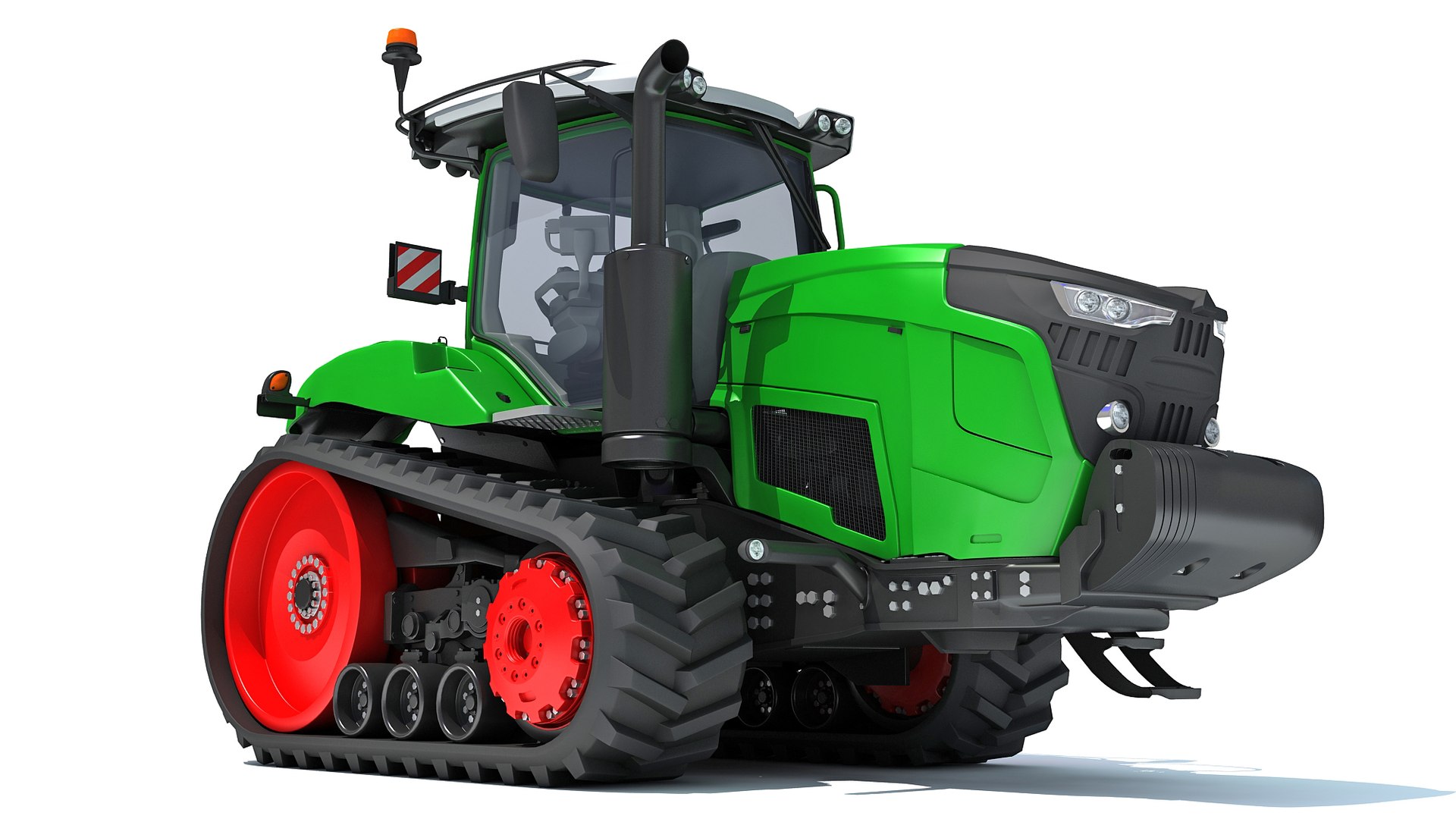 Two Track Tractor 3D - TurboSquid 1810036