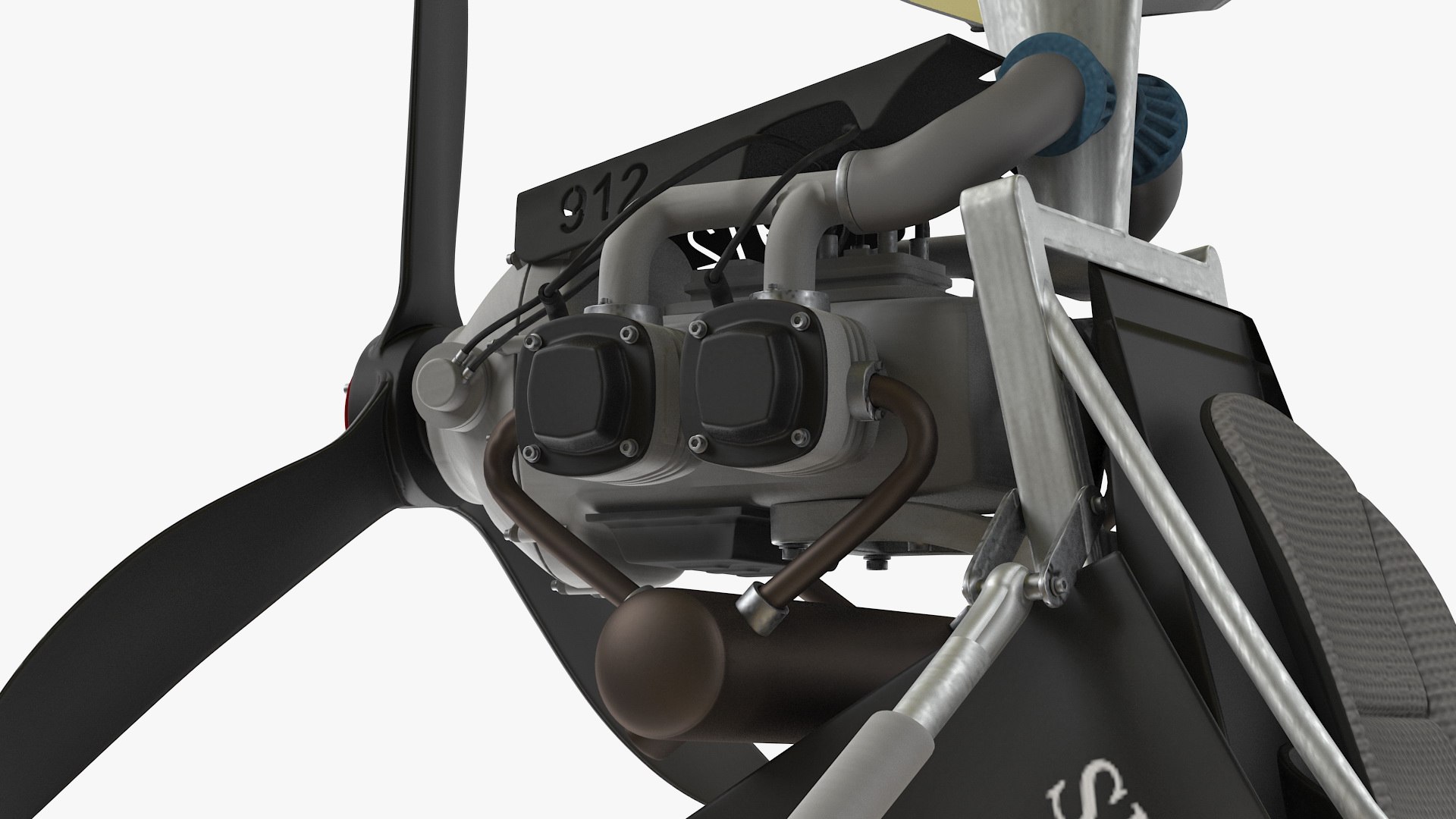 Tandem ultralight trike wing 3D model - TurboSquid 1565385