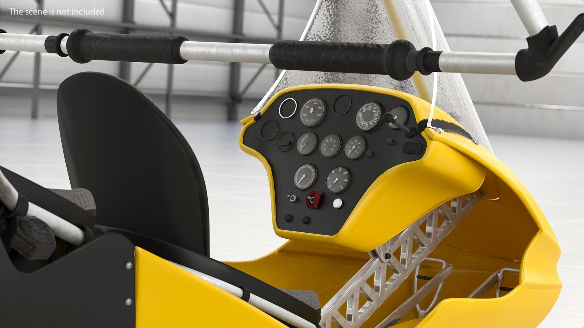 Tandem ultralight trike wing 3D model - TurboSquid 1565385